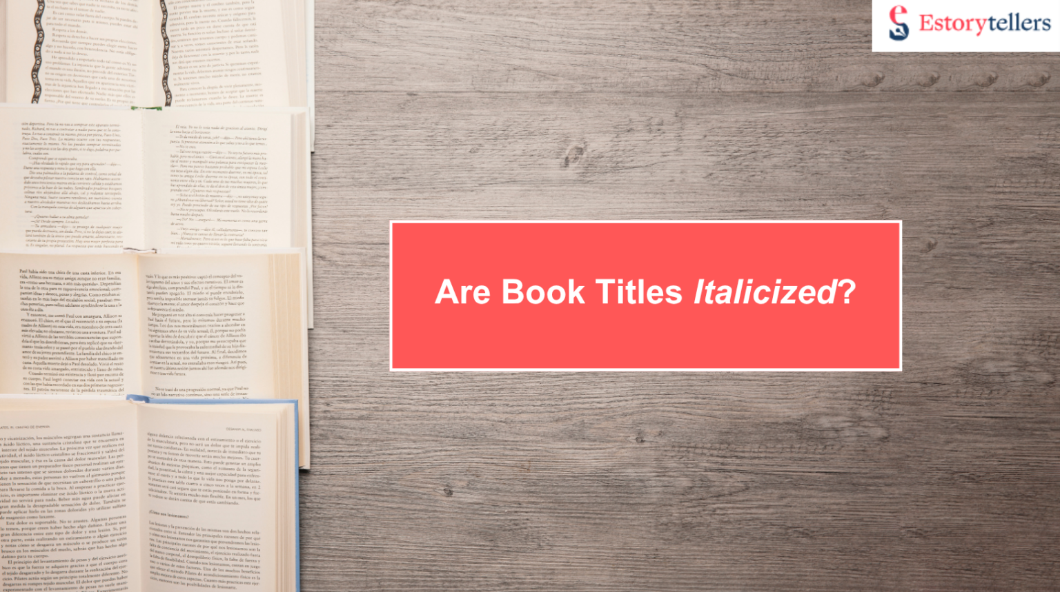 Are Book Titles Italicized? Formatting Rules Explained